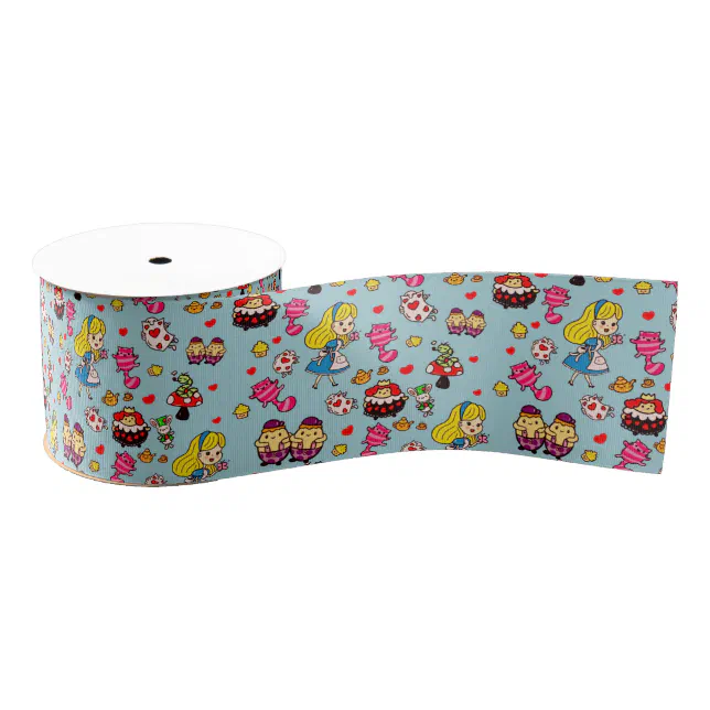 Alice Wonderland Mad Hatter Cat Doodle Art by Leah Grosgrain Ribbon ...