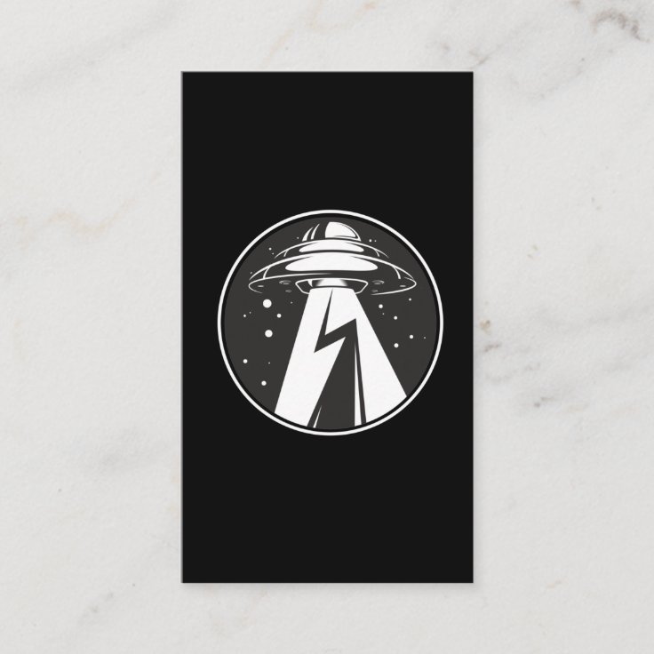 Alien Abduction Extraterrestrial Spaceship Business Card | Zazzle