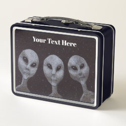 Alien Abduction Metal Lunch Box | Zazzle