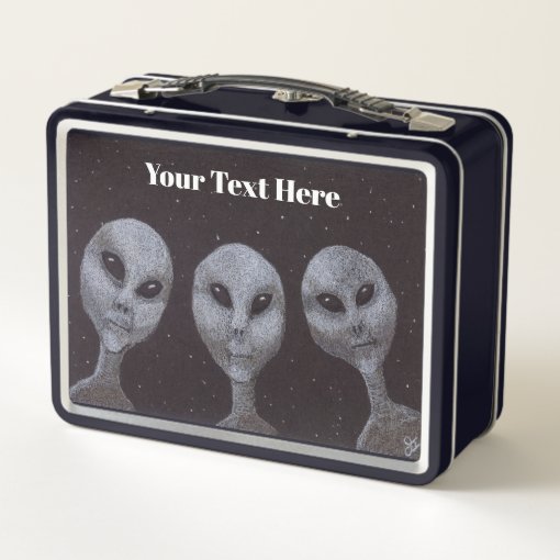 Alien Abduction Metal Lunch Box | Zazzle