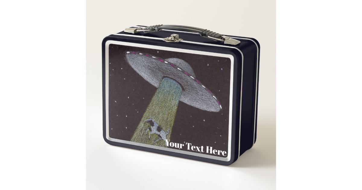 Alien Abduction Metal Lunch Box | Zazzle