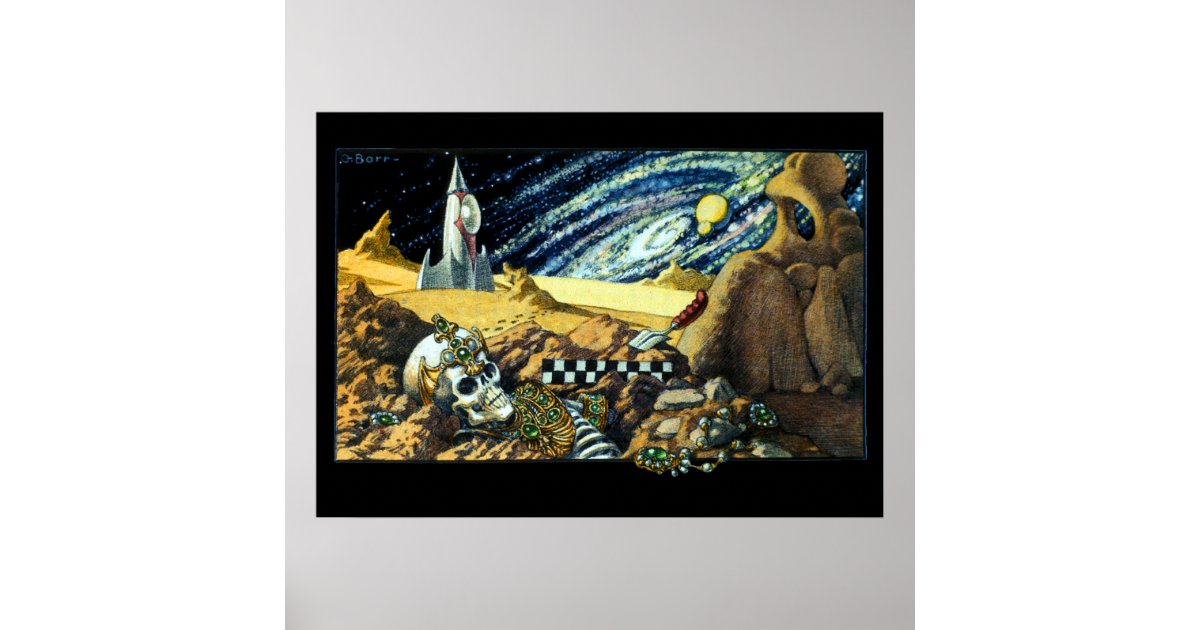 Alien Archeology Poster | Zazzle