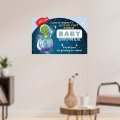 Alien Baby Shower Welcome Poster | Zazzle