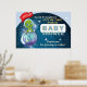 Alien Baby Shower Welcome Poster | Zazzle