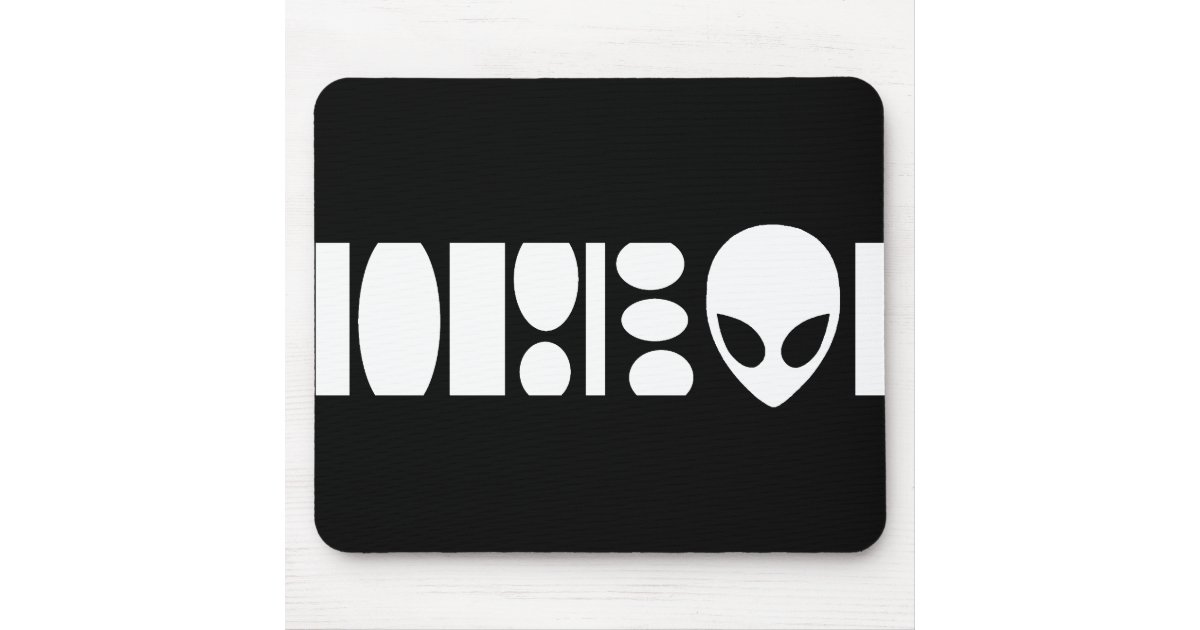 aLiEn BARCODE! Mouse Pad | Zazzle