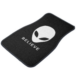 Alien Believe Car Mat | Zazzle