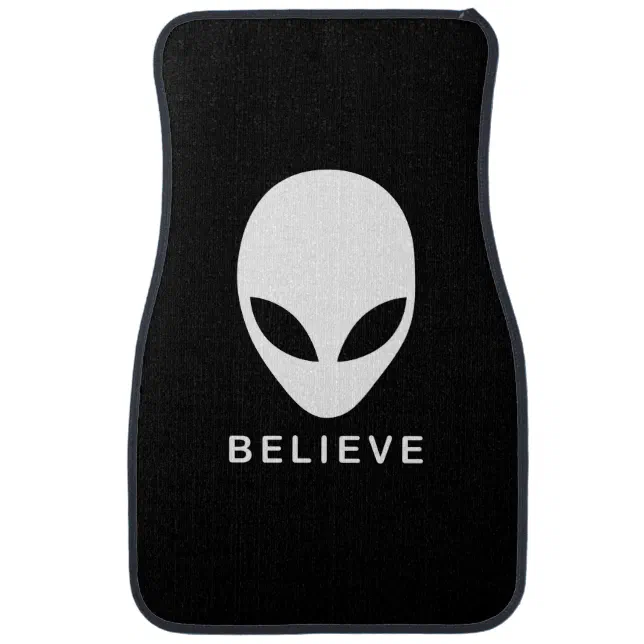 Alien Believe Car Mat | Zazzle