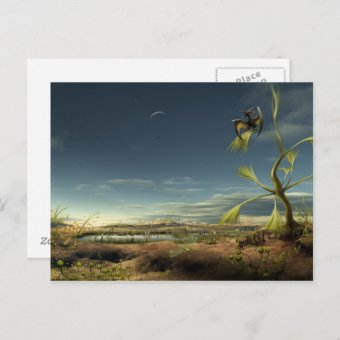 Alien Biotope Postcard | Zazzle