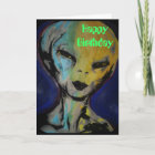 Alien Birthday card | Zazzle.com