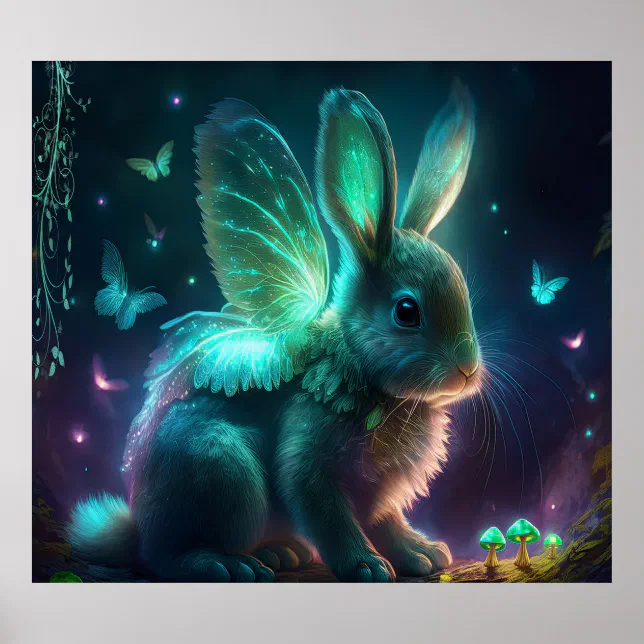Alien Bunny Poster | Zazzle