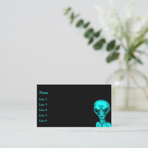 Alien Business Card | Zazzle