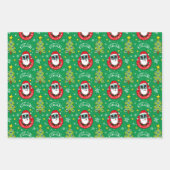 alien christmas pattern wrapping paper sheets | Zazzle