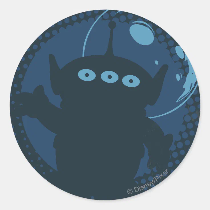 Alien Classic Round Sticker | Zazzle