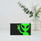 Alien Close Up Business Card | Zazzle