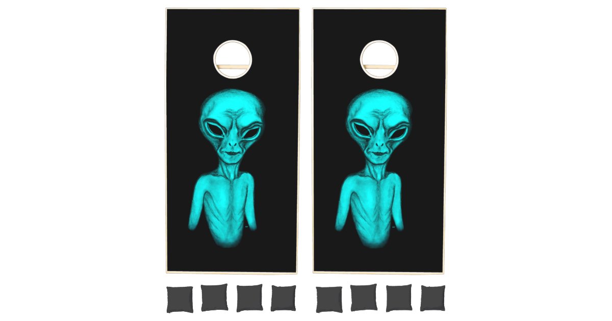 Alien Cornhole Set | Zazzle