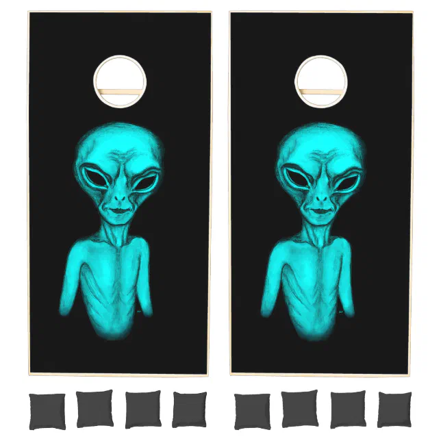 Alien Cornhole Set | Zazzle