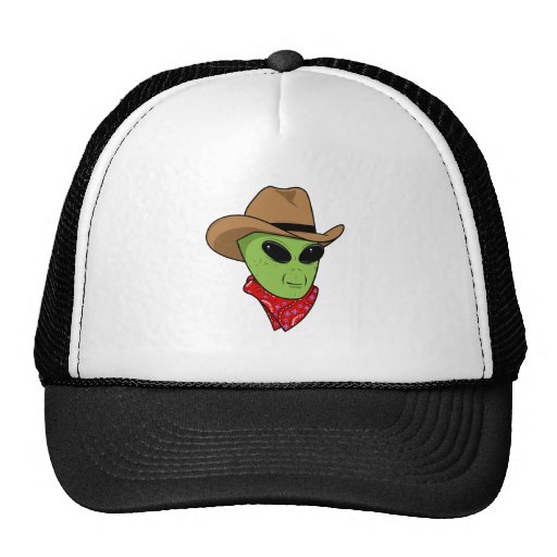 Alien Cowboy Trucker Hat | Zazzle