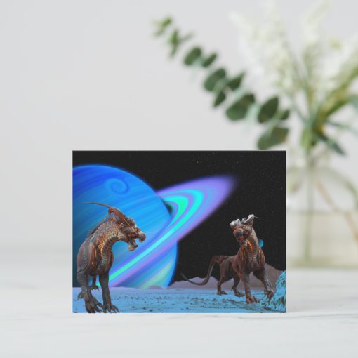 Alien Creature on Planet Postcard | Zazzle