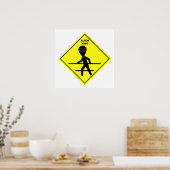 Alien Crossing Poster | Zazzle