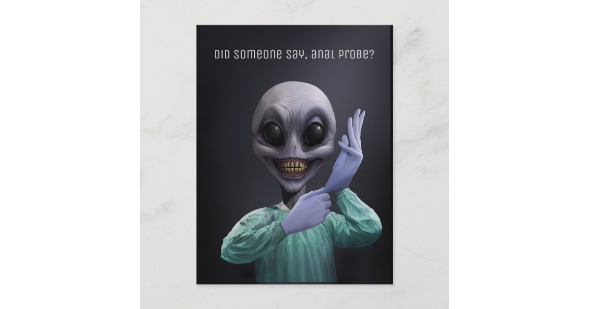 Alien Doc Postcard | Zazzle