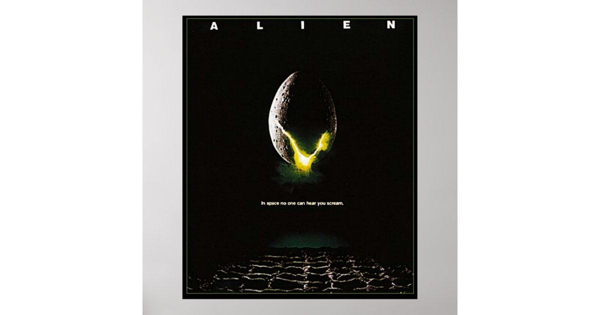 Alien Egg Movie Film Poster | Zazzle