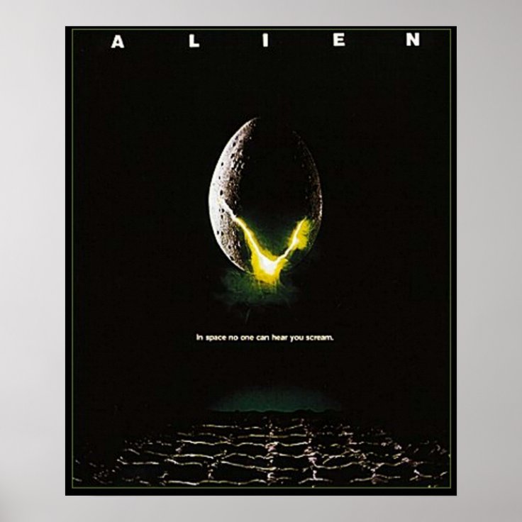 Alien Egg Movie Film Poster | Zazzle