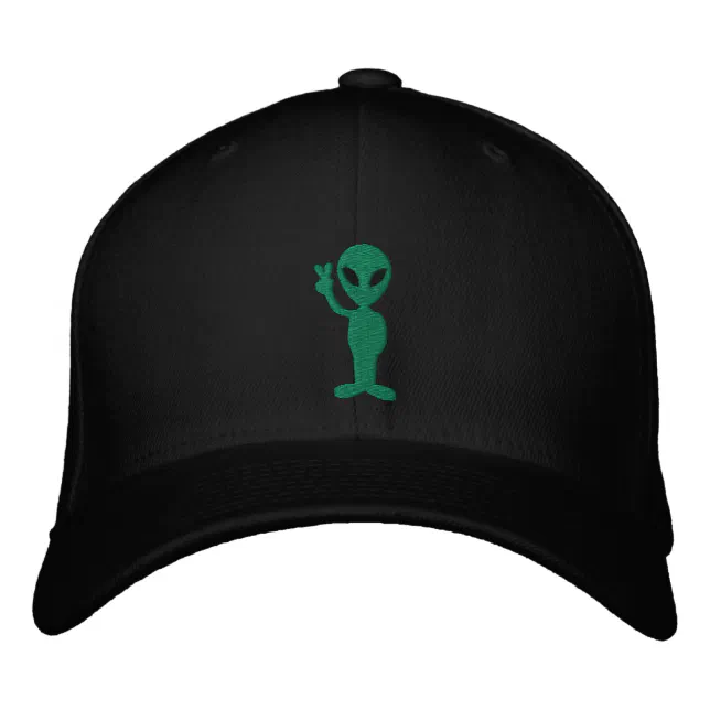 Alien Embroidered Hat | Zazzle
