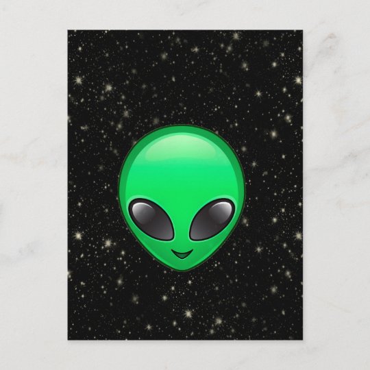 alien emojis postcard | Zazzle.com