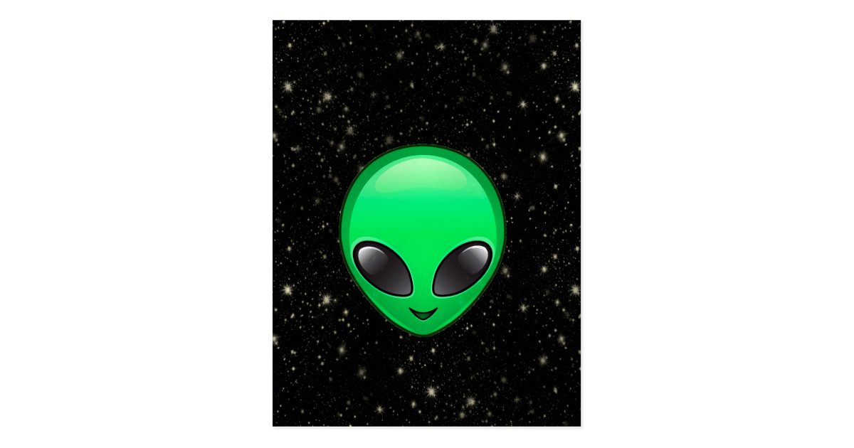 alien emojis postcard | Zazzle.com