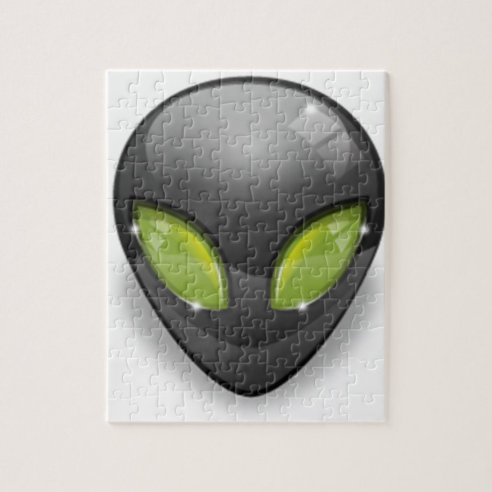 Alien Gray Design#2 Jigsaw Puzzle | Zazzle.com