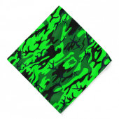 Alien Green Camo Bandana | Zazzle