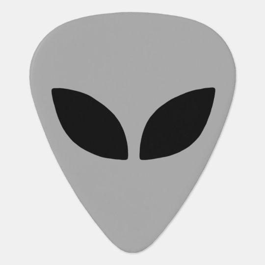 Alien Grey Guitar Pick | Zazzle.com