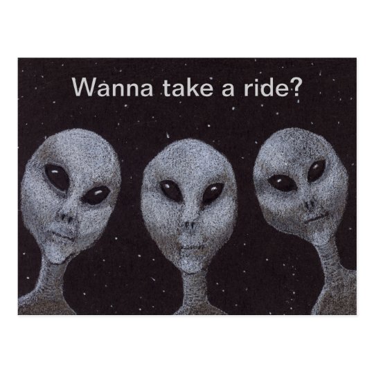 Alien Greys Postcard | Zazzle.com