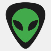 Alien Head Guitar Pick | Zazzle