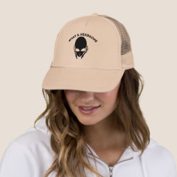 Alien Headache, edit add text to personalize, Trucker Hat | Zazzle