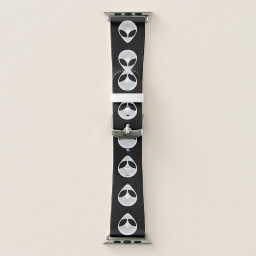 Alien Heads Apple Watch Band | Zazzle