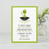 Alien Invasion, Birthday Invitation | Zazzle