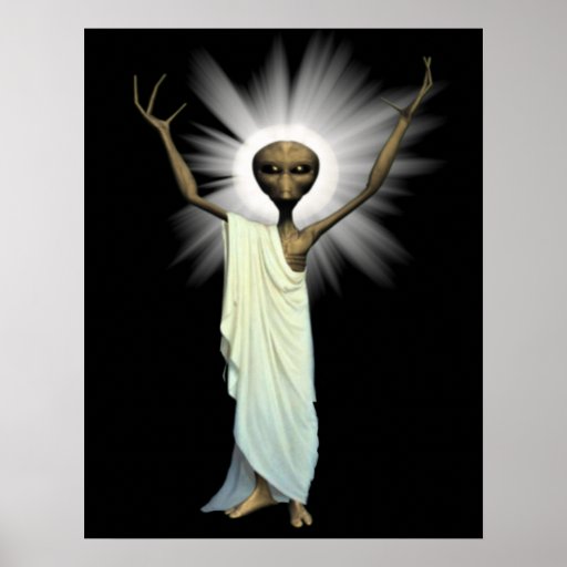 Alien Jesus Print | Zazzle