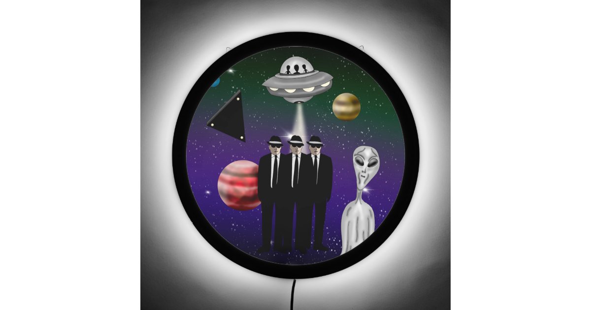 Alien, Men in Black, UFO, UFOlogy LED Sign | Zazzle