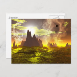 Alien Ocean Postcard | Zazzle