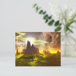 Alien Ocean Postcard | Zazzle