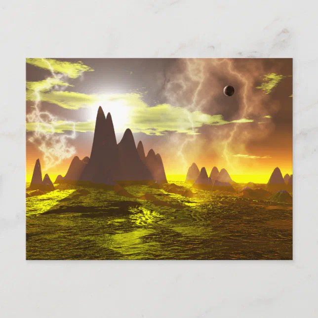 Alien Ocean Postcard | Zazzle