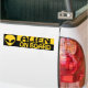 ALIEN ON BOARD BUMPER STICKER | Zazzle