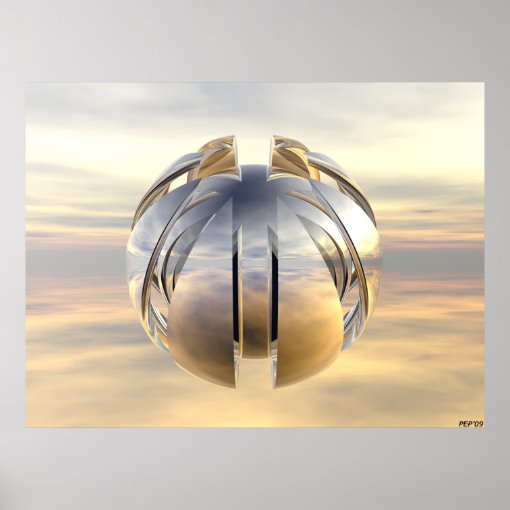 Alien Orb Poster | Zazzle