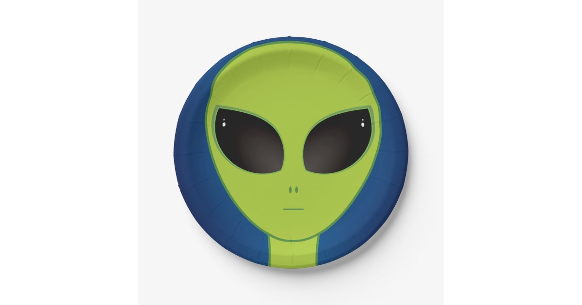 Alien Paper Plates | Zazzle