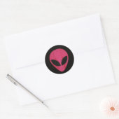 ALIEN PINK stickers | Zazzle