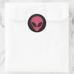 ALIEN PINK stickers | Zazzle