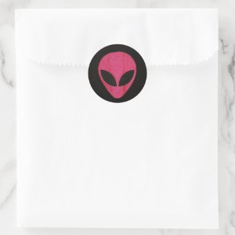 ALIEN PINK stickers | Zazzle