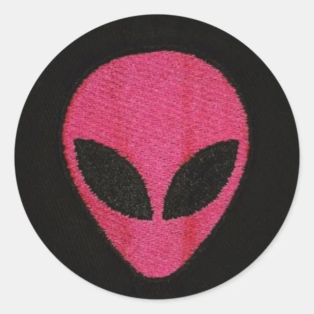 ALIEN PINK stickers | Zazzle