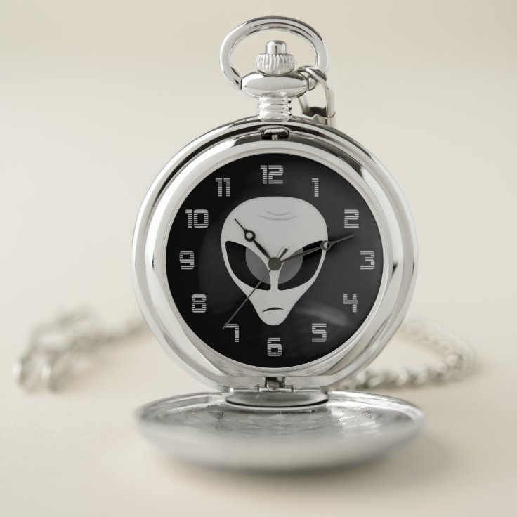 Alien Pocket Watch | Zazzle